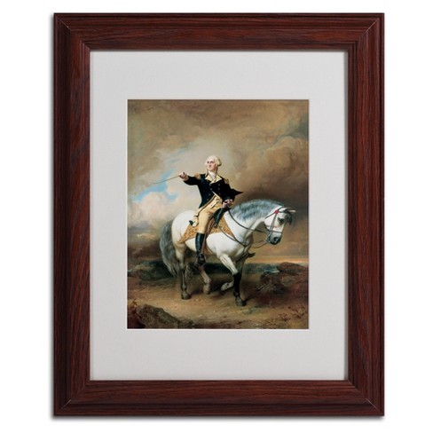Trademark Fine Art - John Faed 'portrait Of George Washington' Matted ...