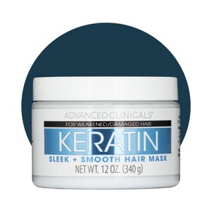 Advanced Clinicals Keratin Hair Mask Treatment For Color Treated Hair ...