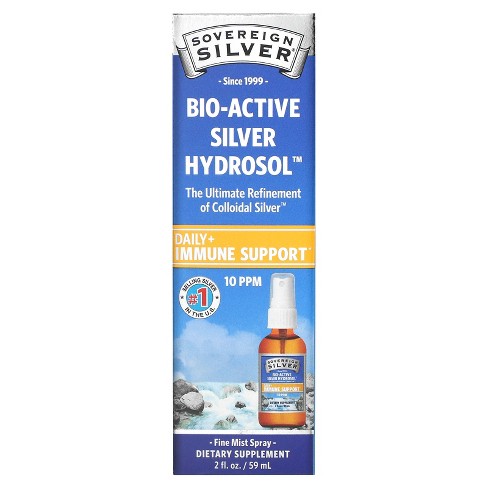 Sovereign Silver Bio-active Silver Hydrosol, Fine Mist Spray, 10 Ppm, 2 ...