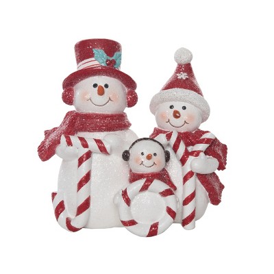 Transpac Resin 6 In. Multicolored Christmas Skiing Snow Cuties Figurine ...