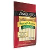 Sargento Natural Mozzarella String Cheese - 12ct : Target