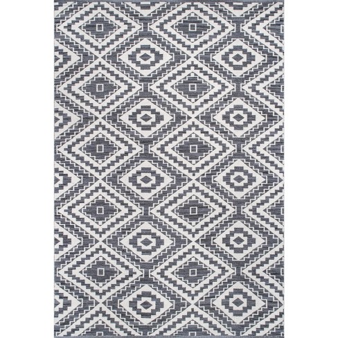 Nuloom Thea Geometric Aztec Cotton Area Rug : Target