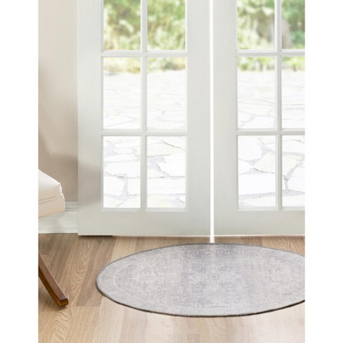 Unique Loom 2' 0 X 3' 1 Peter Timeless Gray Oval Area Rug : Target