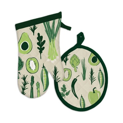 Mu Kitchen 100% Cotton Terry-lined Oven Mitt, 13-inch, Cabernet : Target