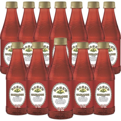 Rose’s Grenadine Syrup 12 Pack 12 Oz Bottle, | Perfect For Cocktails ...