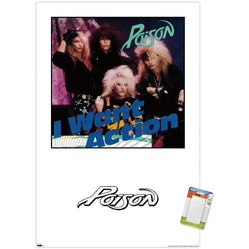 Trends International Poison - I Want Action Album Series Unframed Wall ...