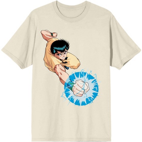 Yu Yu Hakusho Yusuke Urameshi Character Men’s Natural Graphic Tee : Target