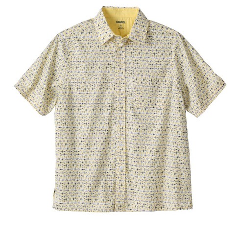 Kingsize Men's Big & Tall Tall The No-tuck Casual Short Sleeve Shirt ...