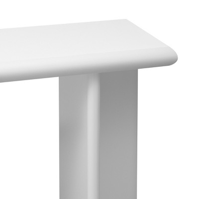 Monica White Entryway Table With L-Shaped Nepal | Ubuy