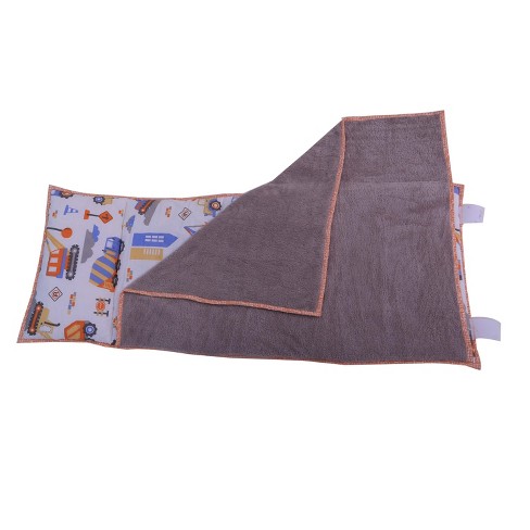 Bacati - Construction Multicolor Boys Cotton Toddler Nap Mat : Target