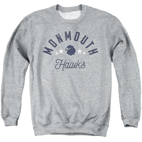 Monmouth University Official Hawks Adult Crewneck Sweatshirt, Athletic ...