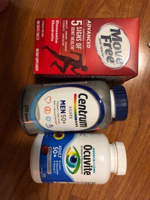 Centrum Silver Men 50+ Multivitamin/multimineral Supplement Tablets ...