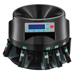 VEVOR Coin Counter Machine, 5 Denominations, Accurate Coin Sorter ...