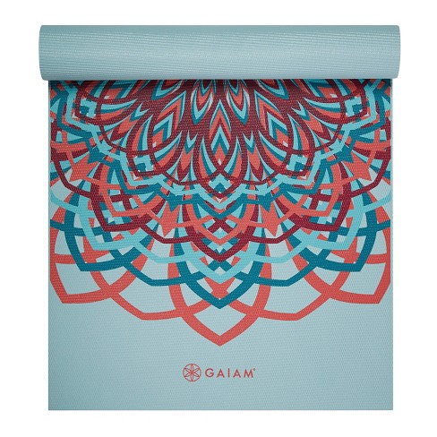 Gaiam Premium Yoga Mat - Blue Santorini (6mm) : Target