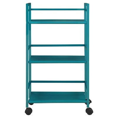 Costway 3-tier Metal Utility Cart 400 Lbs Storage Service Trolley Tool ...