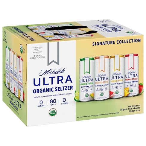 Michelob Ultra Organic Hard Seltzer First Edition Variety Pack - 12pk ...