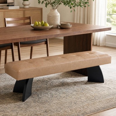 Christopher Knight Home Philia Mid-Century Modern Faux Leather ...