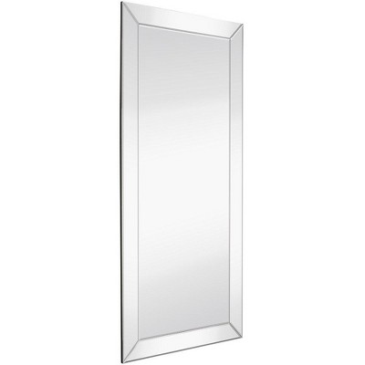 Hamilton Hills 54'' X 24'' Rectangular Polished Silver Framed Mirror ...