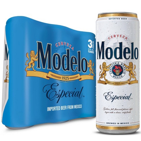 Modelo Especial Lager Beer - 3pk/24 Fl Oz Cans : Target