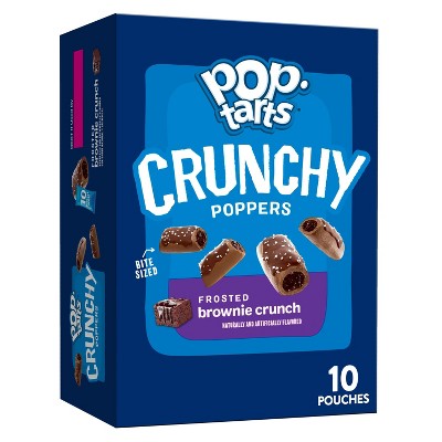 Pop-tarts Crunchy Poppers Frosted Brownie Crunch - 10ct / 10oz : Target
