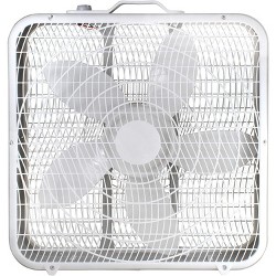 Brentwood Kool Zone 20 Inch Box Fan In White : Target