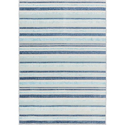 Mark & Day Everly 3'2"x8'2" Runner Woven Indoor Area Rugs Blue : Target
