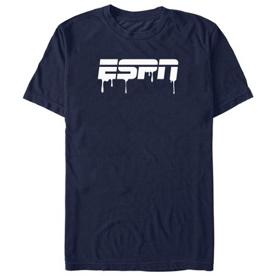 Men's Espn Drip Logo T-shirt - Navy Blue - Large : Target