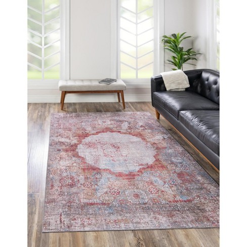 Unique Loom 7' 10 X 10' 0 Yara Nayer Machine Washable Multi Area Rug ...