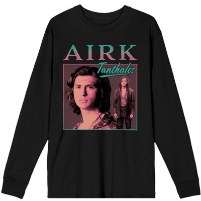 Willow Airk Tanthalos Poster Art Adult Black Crew Neck Long Sleeve Tee ...