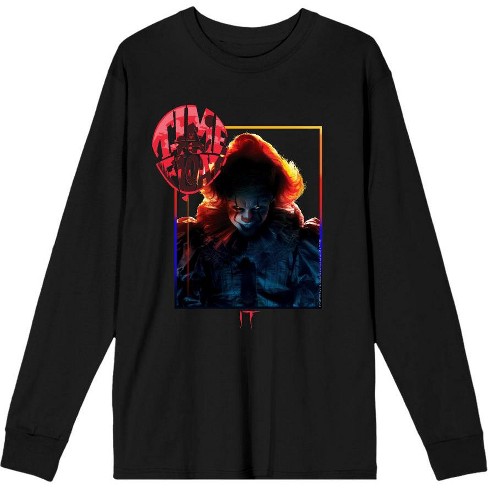 It Chapter 2 Pennywise Time To Float Adult Long Sleeve Tee : Target
