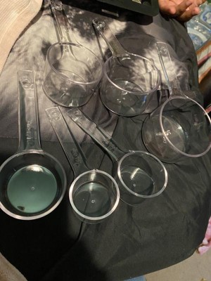 6pc Tritan Plastic Measuring Cups Clear - Figmint™ : Target