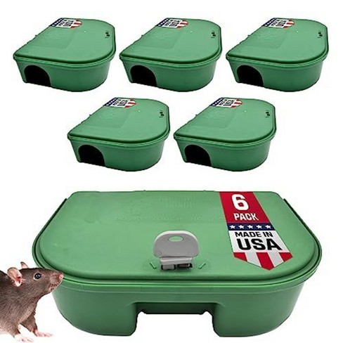 Exterminators Choice Rat Bait Station Boxes With 1 Key - Heavy Duty ...