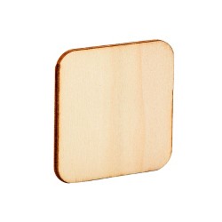 Juvale 60 Pieces 2x2 Wood Squares For Diy Crafts, Unfinished Wooden ...