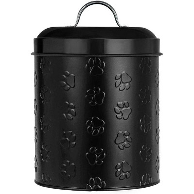 Amici Pet Love Glass Canister Square Jar, Dog And Cat Food Storage ...