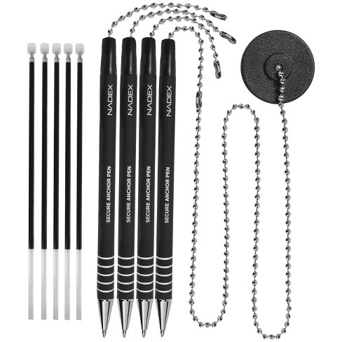 Nadex Coins™ 4-pack Secure Counter Ballpoint Pens (black) : Target