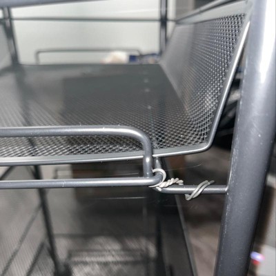 Costway 4 Tier Storage Rack Trolley Cart Home Kitchen Organizer Utility ...