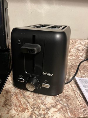 Oster 4-slice Toaster With Extra-wide Slots Black: Bagel & Bread ...