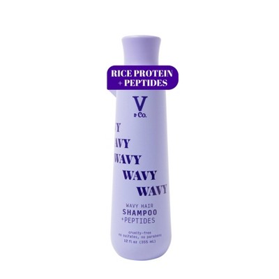 V&co. Beauty Wavy Hair + Peptide Shampoo 12oz : Target