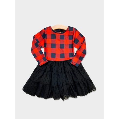 Plaid-tastic Winter Tutu Dress Mia Belle Girls : Target