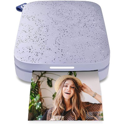 Hp Sprocket Portable 2x3" Instant Photo Printer (lilac) Print Pictures ...