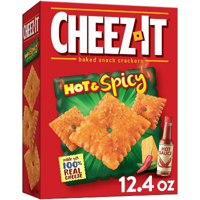 Cheez-it Hot & Spicy Baked Snack Crackers - 12.4oz : Target