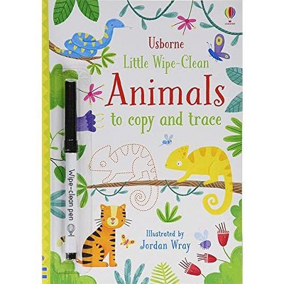 Usborne Little Wipe-clean Animals To Copy And Trace, 3 Years And Up ...
