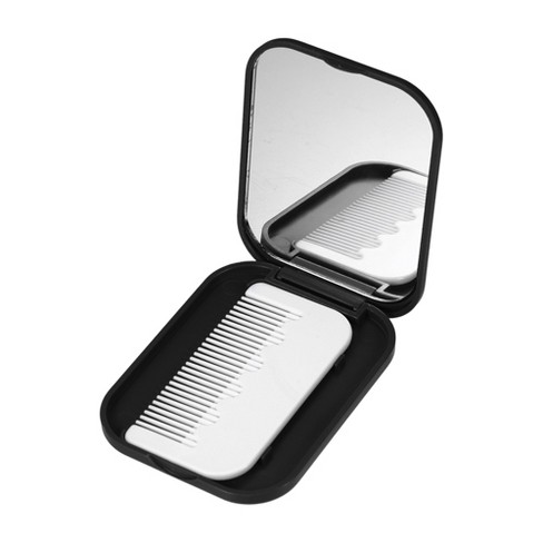 Unique Bargains Durable Foldable Mirror Comb For Curly Straight Hair 1 ...