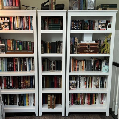 72" Carson 5 Shelf Bookcase Espresso - Threshold™ : Target