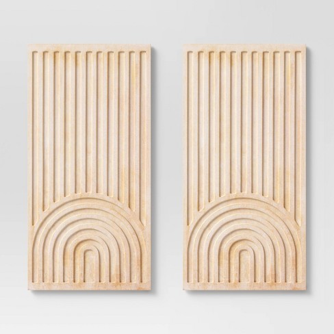 Set Of 2 Geometric Wall Panels Threshold Target