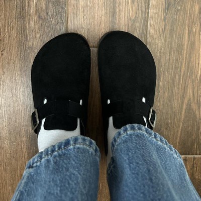 Women's Betsy Clog Mule Flats - Universal Thread™ Black 5 : Target