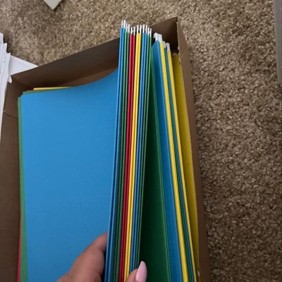 20ct Hanging File Folders Letter Size Multicolor - Up & Up™ : Target