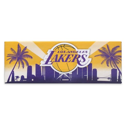 Nba Los Angeles Lakers Tradition Canvas Wall Sign : Target
