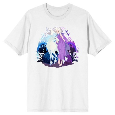 The Last Unicorn Lady Amalthea Unicorn Crew Neck Short Sleeve Men's White T-shirt-xxl : Target
