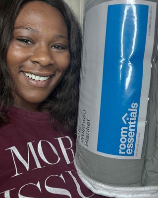 50"x70" 12lbs Weighted Blanket Gray - Room Essentials™ : Target